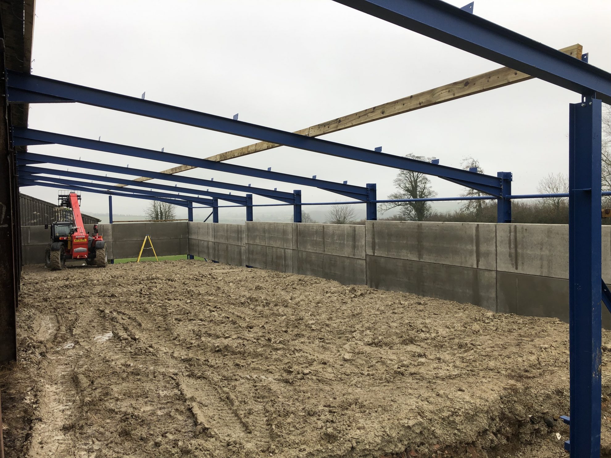 Agricultural Barn Extension – Liberty Steel Structures
