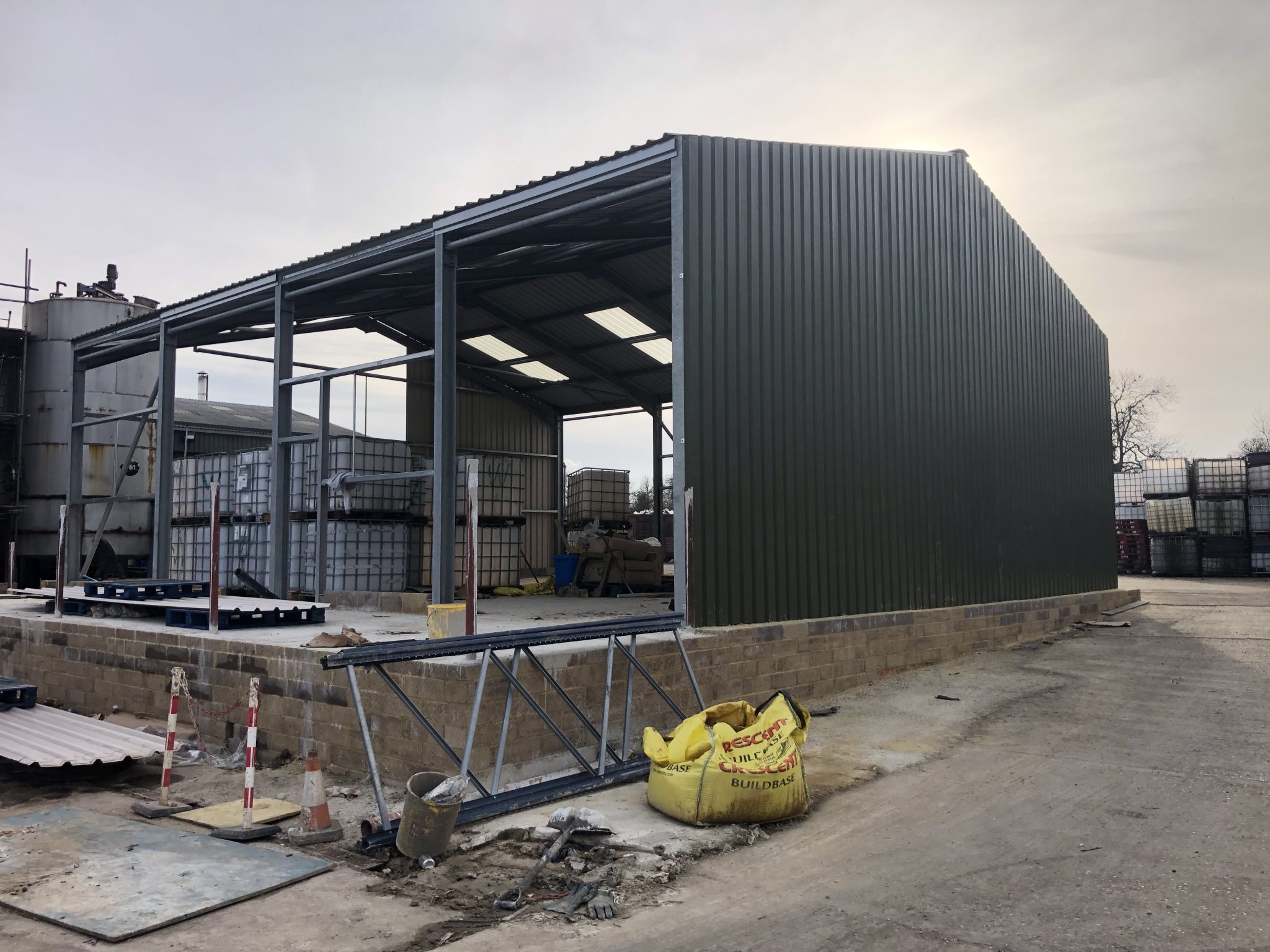 Cladding of Industrial Plant Building – Liberty Steel Structures