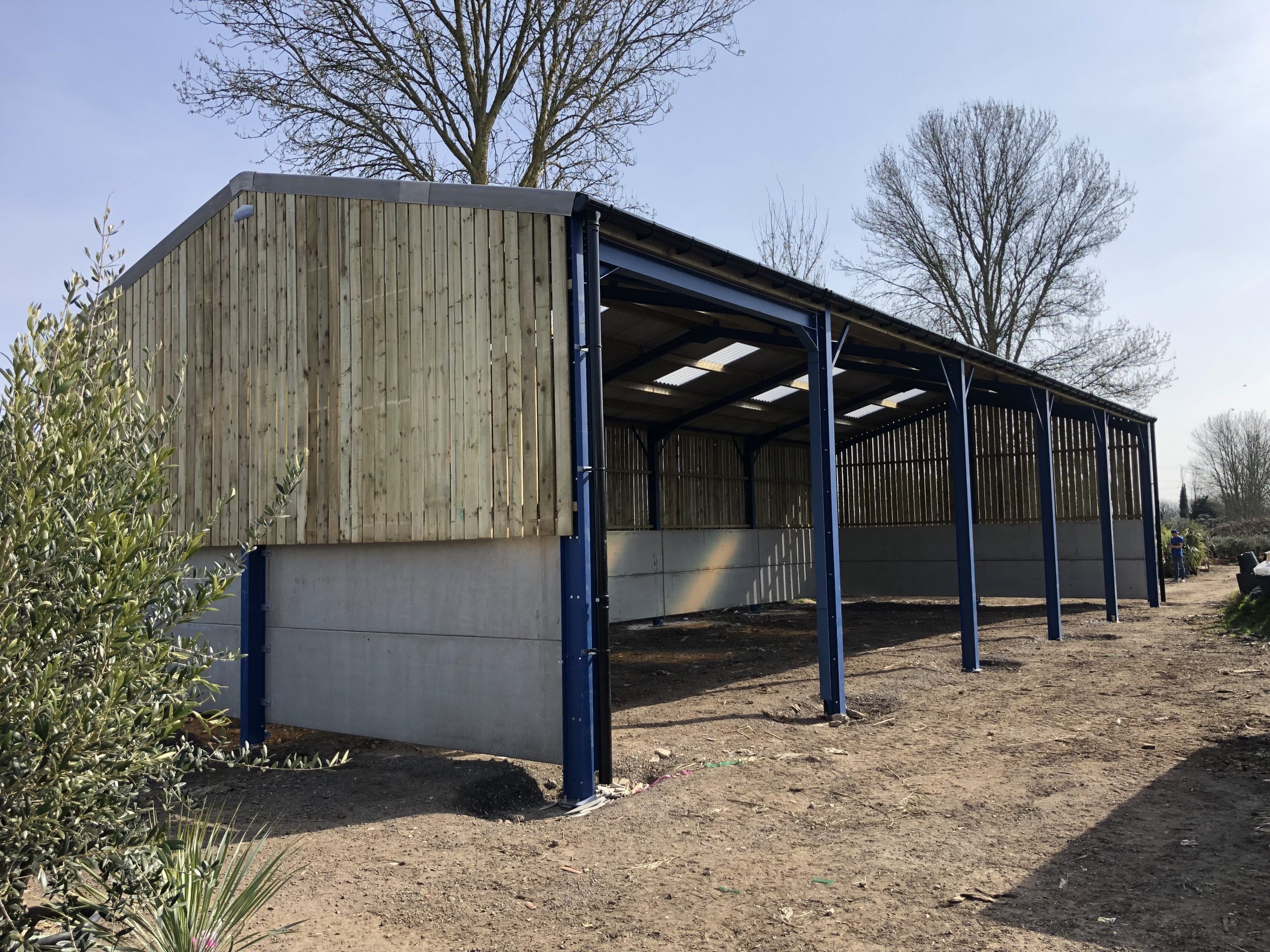 Agricultural Barn Completed – Liberty Steel Structures