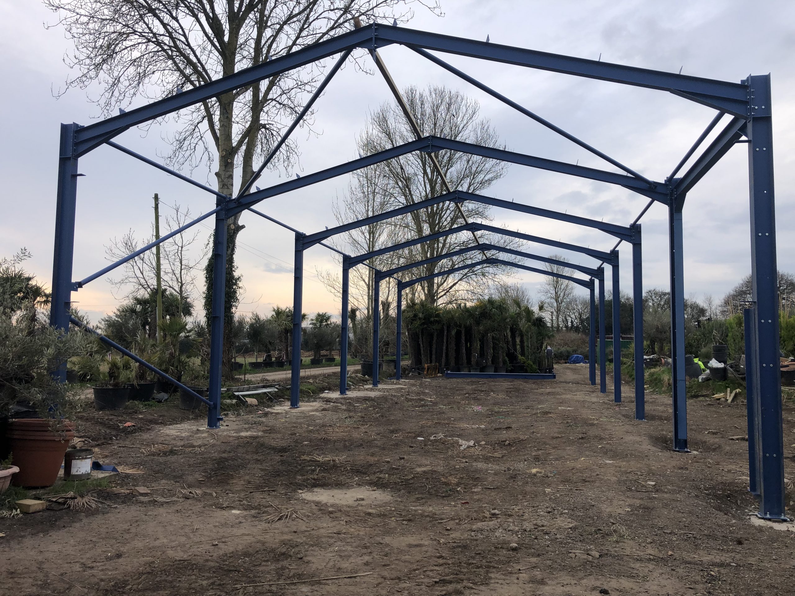 Agricultural Barn Installation – Liberty Steel Structures