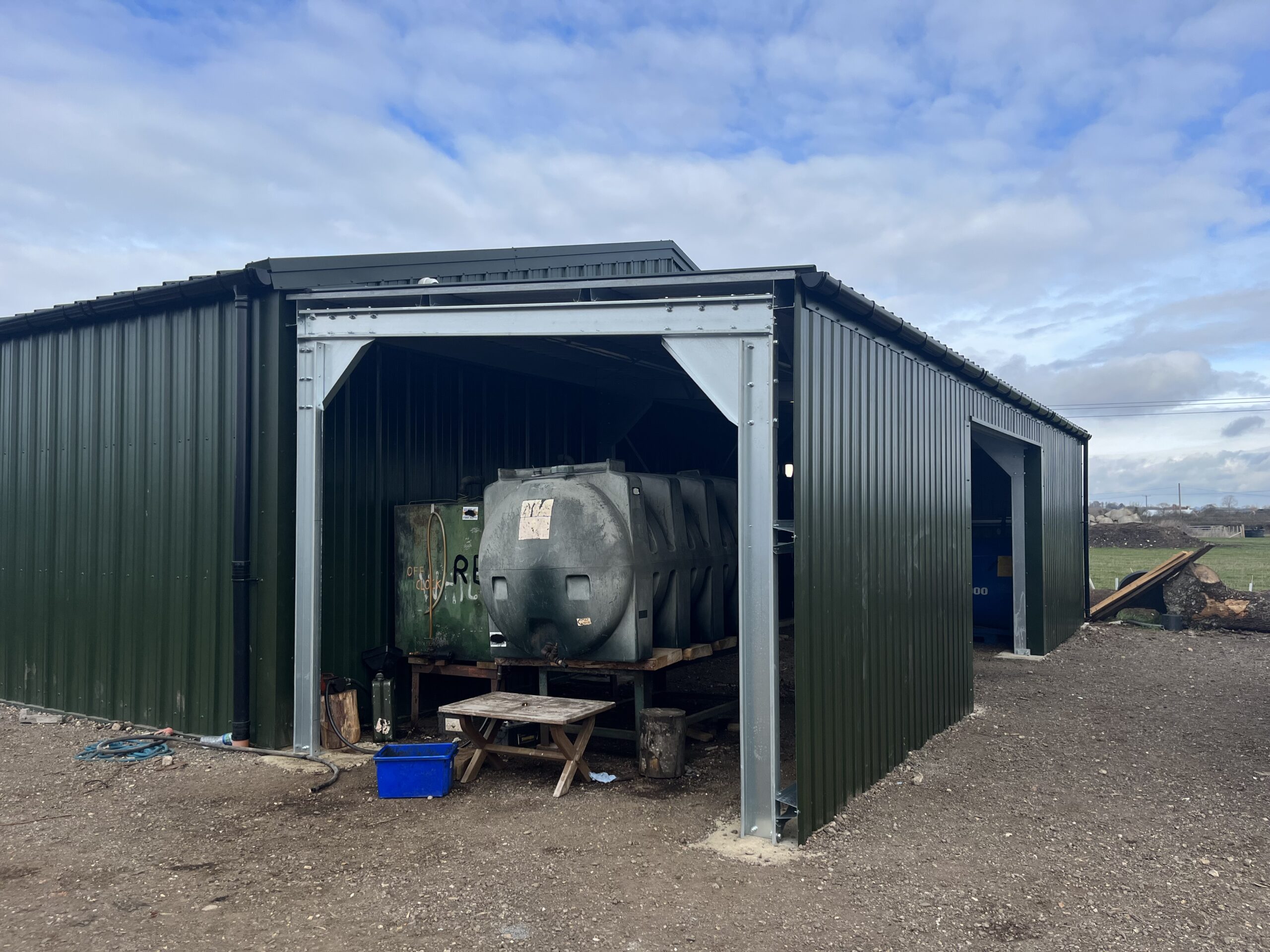 Diesel Storage Extension – Liberty Steel Structures