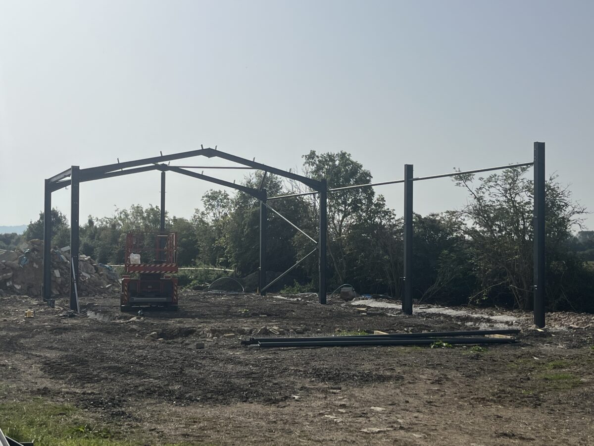 Rural Barn Installation – Liberty Steel Structures