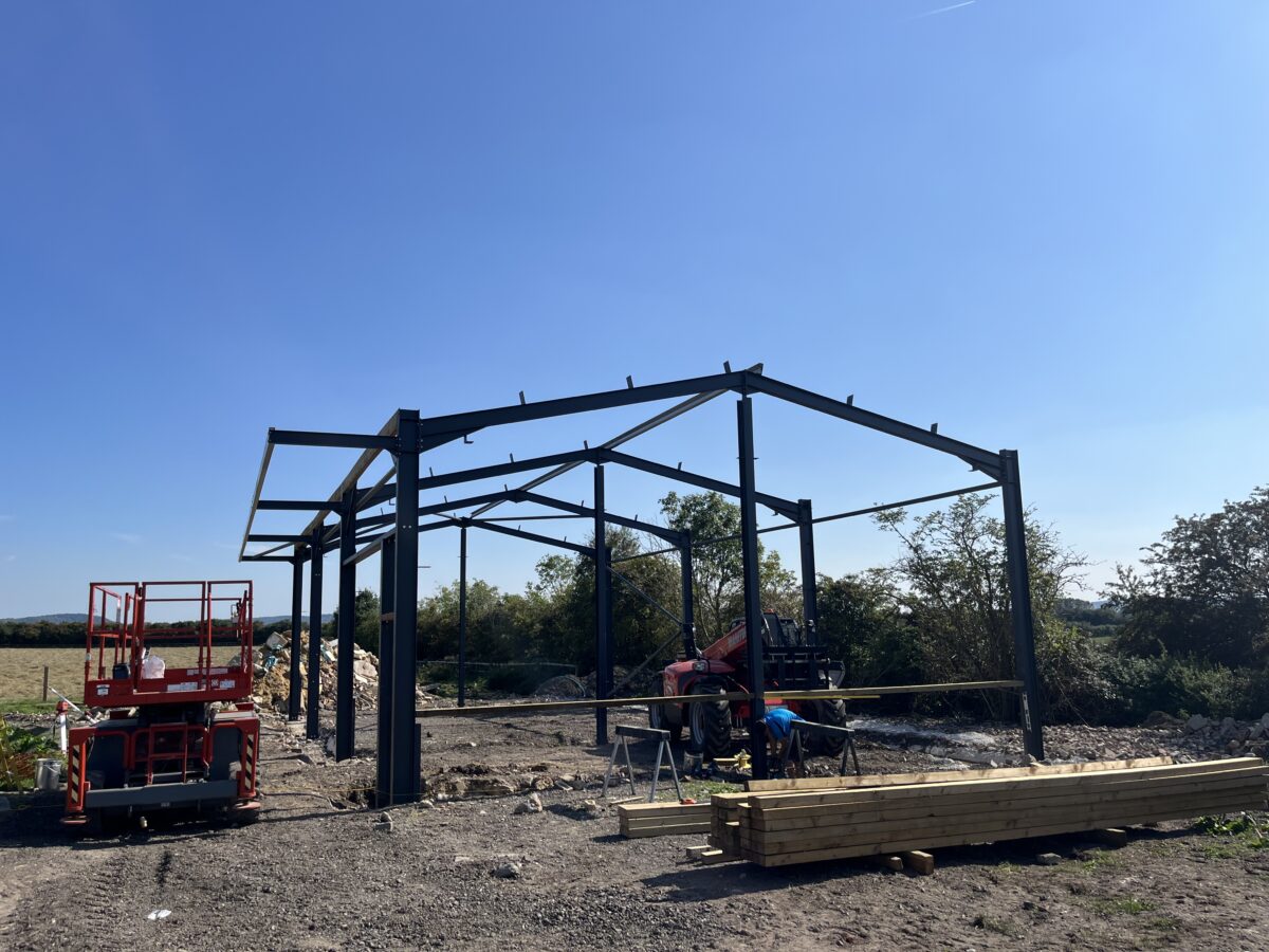 Rural Barn Installation – Liberty Steel Structures