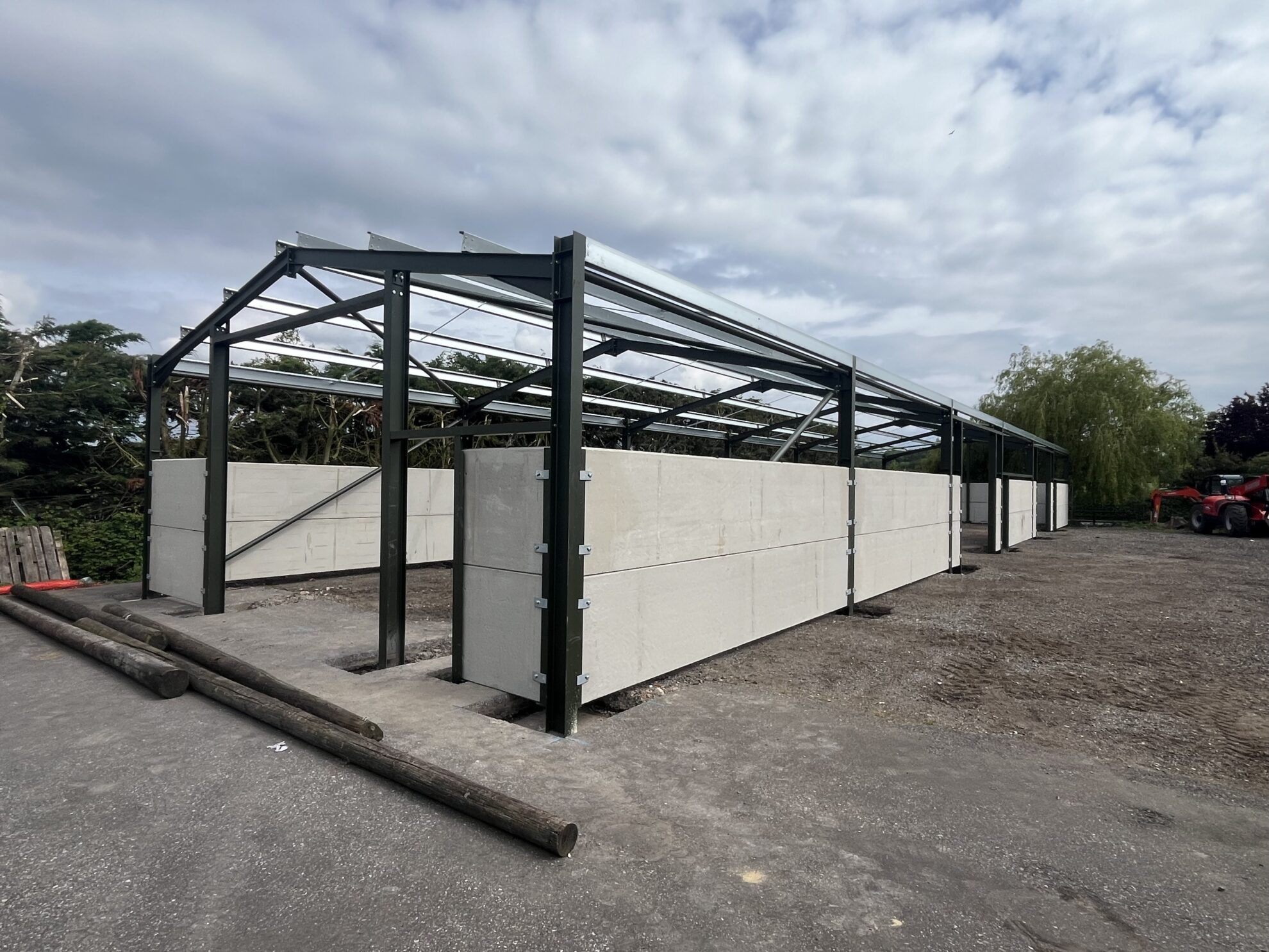 Ag Barn Ready for Concrete – Liberty Steel Structures