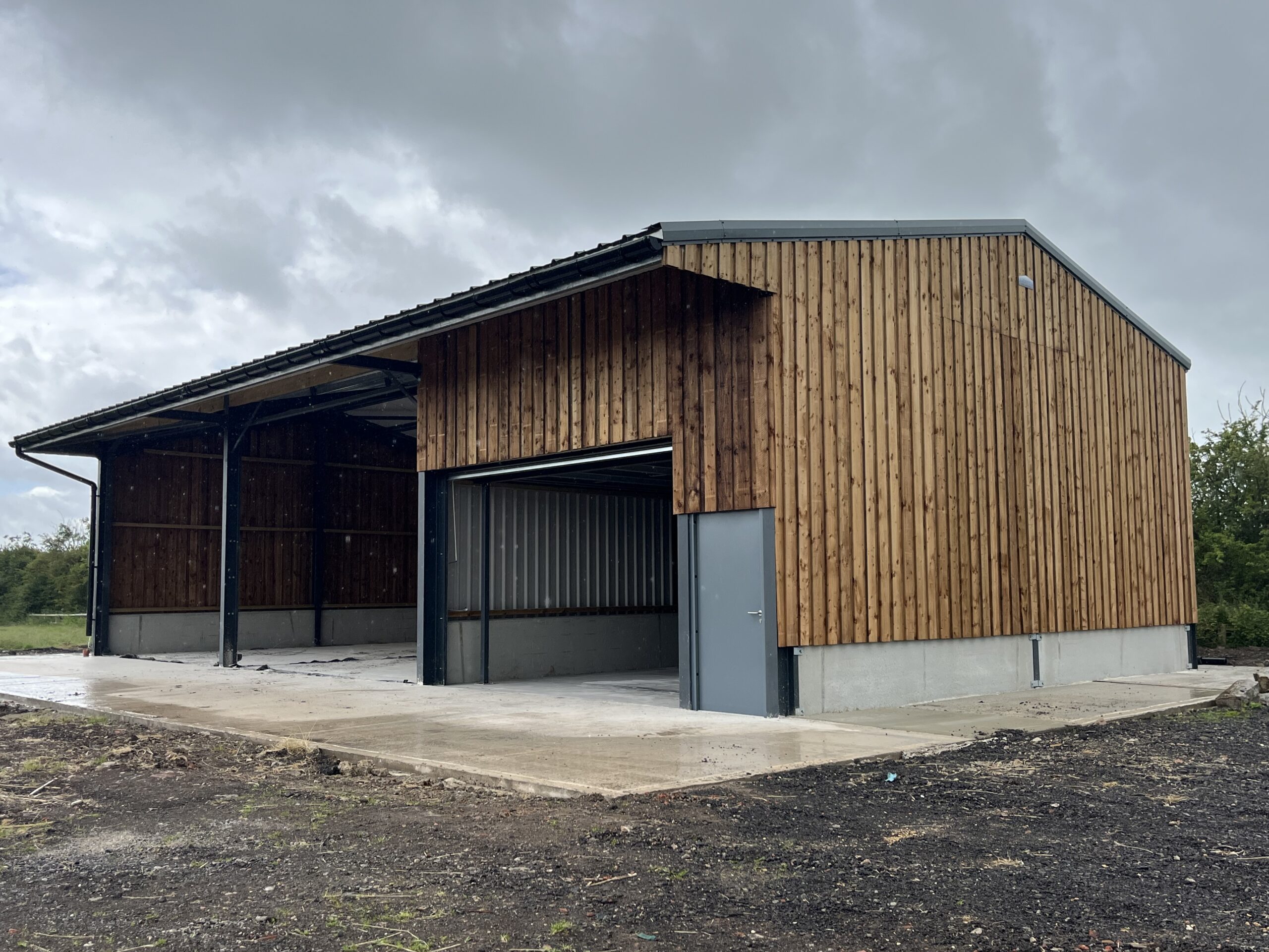 Ag Barn with Mezzanine – Liberty Steel Structures
