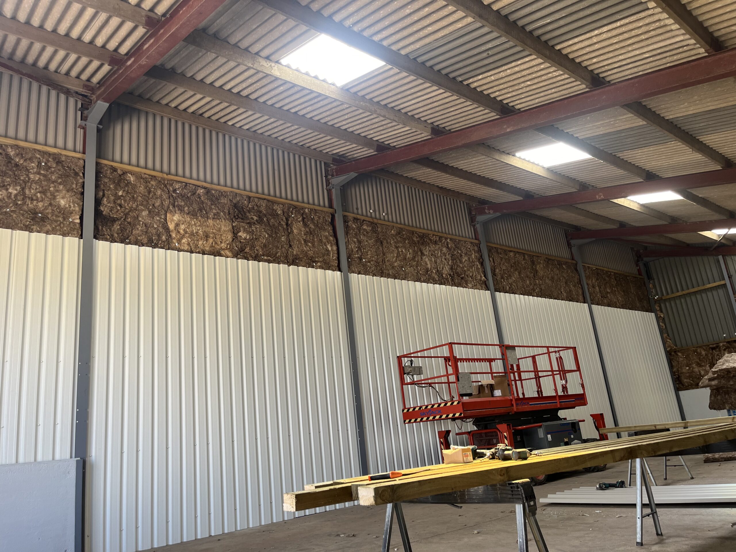 Internal Lining of Building – Liberty Steel Structures